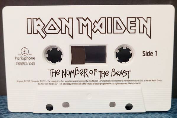 IRON MAIDEN "The Number Of The Beast" (MC) - купить виниловую пластинку ...