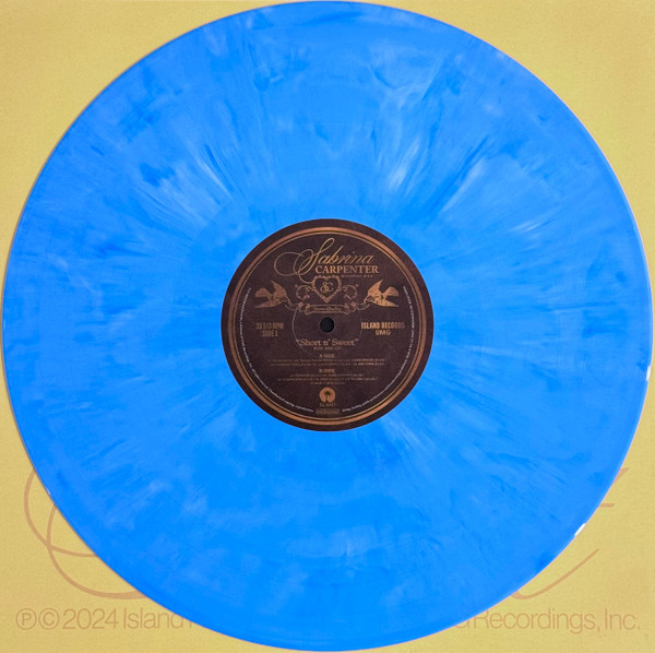 SABRINA CARPENTER "Short N` Sweet" (BLUE LP) - купить виниловую ...