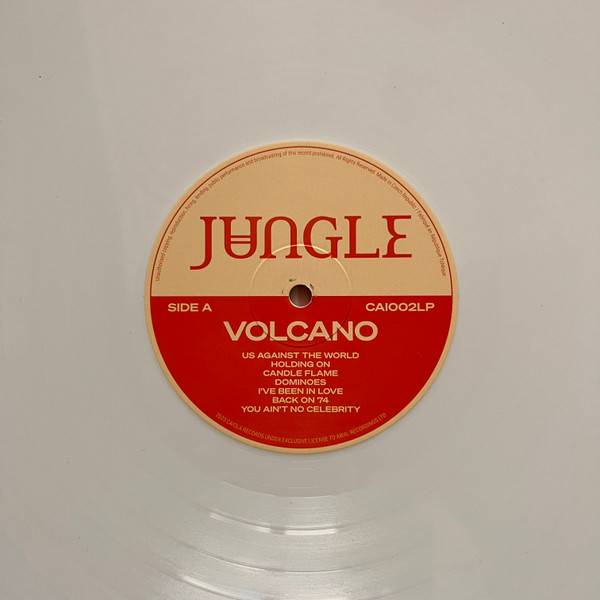 Виниловая пластинка JUNGLE "Volcano" (WHITE LP). Цена - 4 999 руб ...