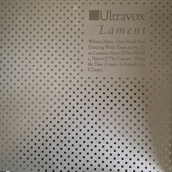 ULTRAVOX "Lament" (LP) - купить виниловую пластинку по цене 3 999 руб ...