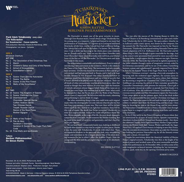 TCHAIKOVSKY / SIMON RATTLE "The Nutcracker" (2LP) - купить виниловую ...
