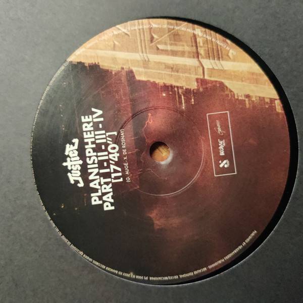 JUSTICE "Planisphere" (LP) - купить виниловую пластинку по цене 3 999 ...