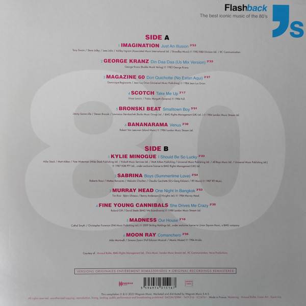 VARIOUS ARTISTS "Flashback 80`s" (LP) - купить виниловую пластинку по цене 3 499 руб. в интернет ...