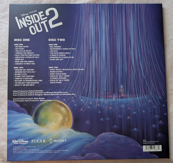 Виниловая пластинка ANDREA DATZMAN "Inside Out 2 (Original Motion ...
